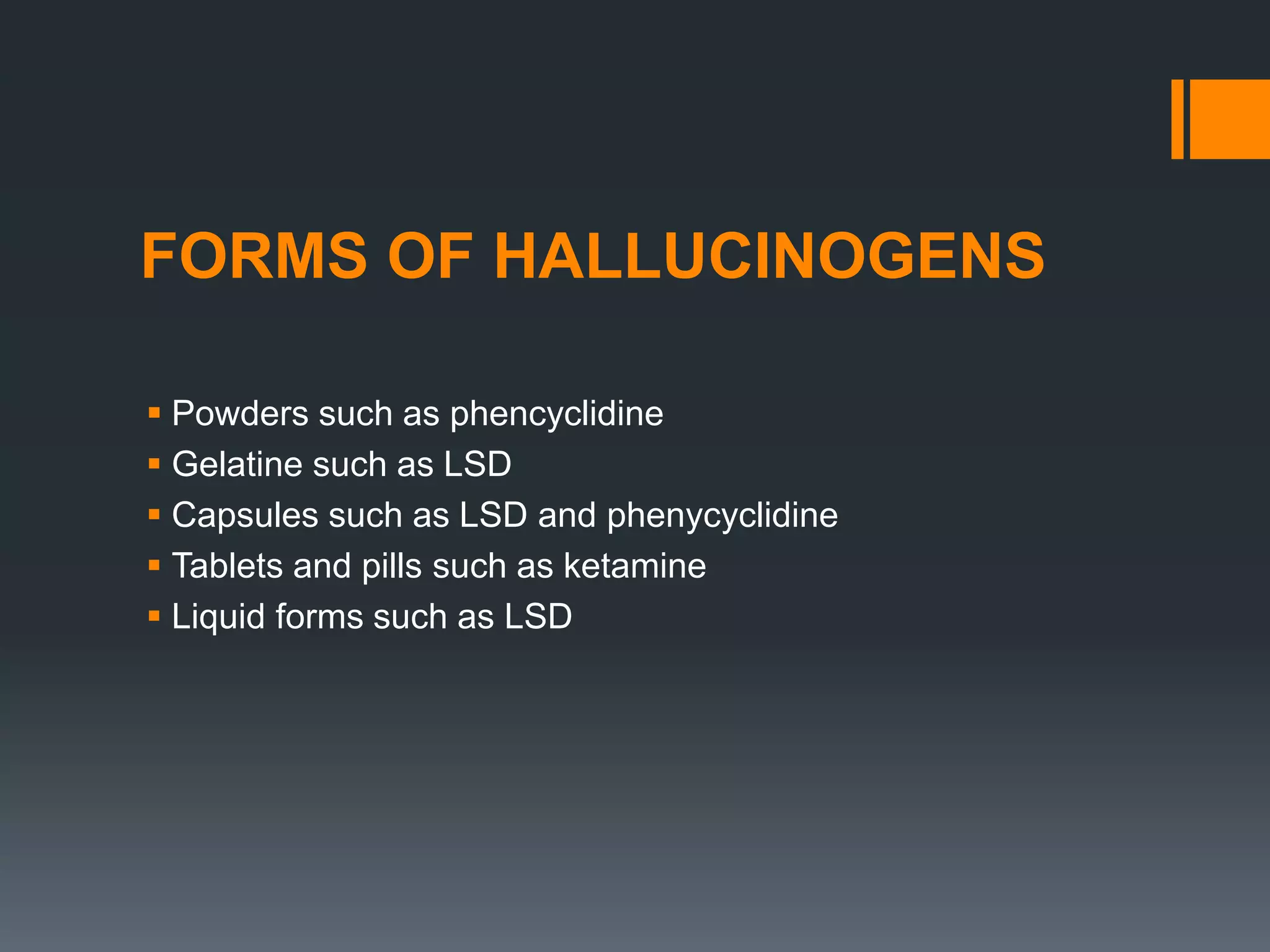 hallucinogens | PPTX