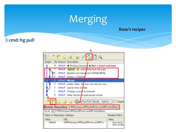 4. hg init – a mercurial tutorial by tortoise hg merging