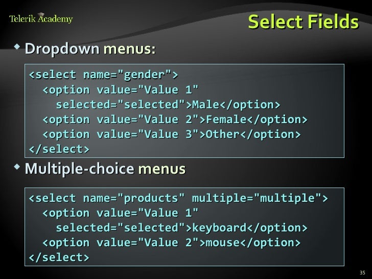 Html 5 Tables And Forms