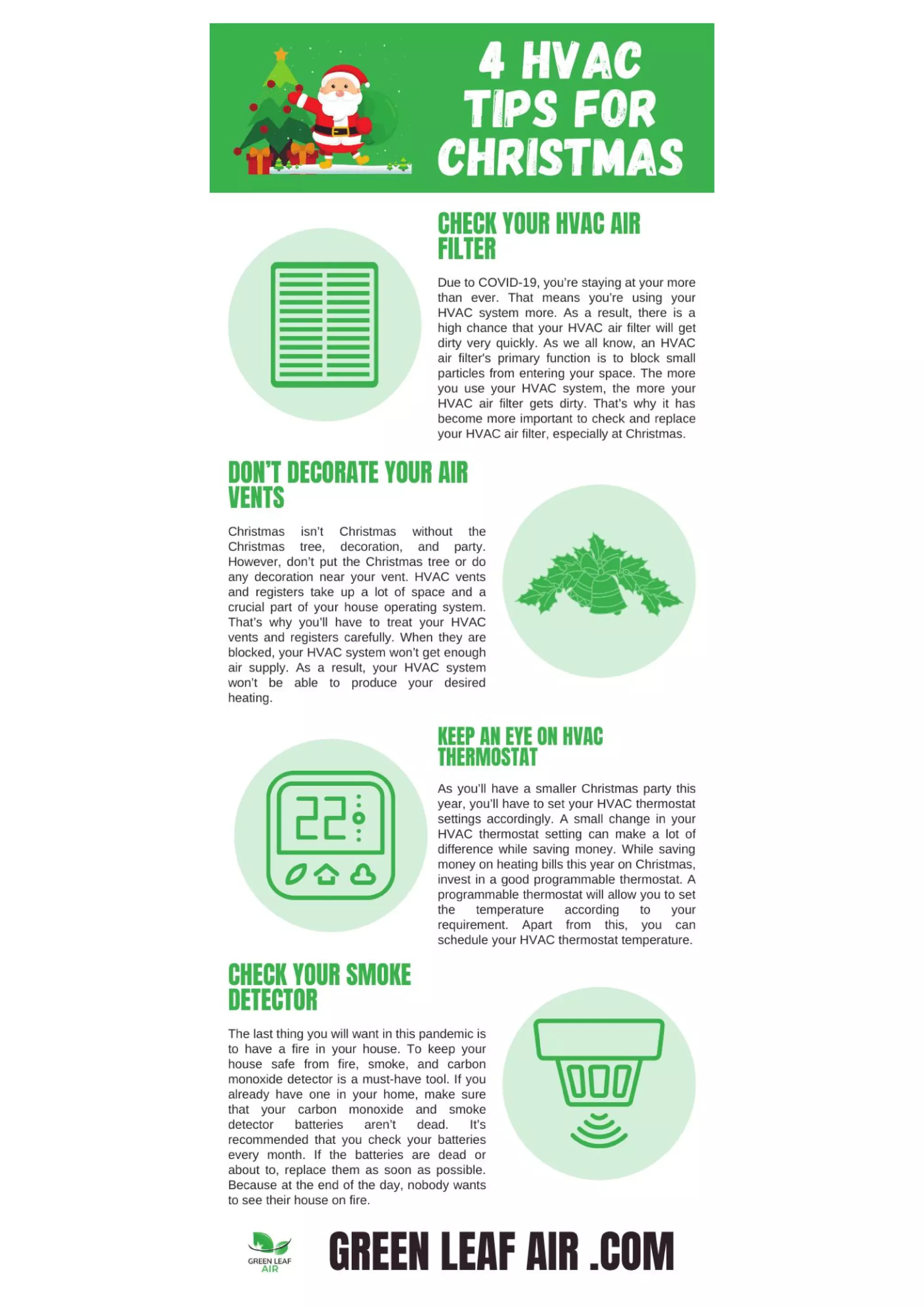4 hvac tips for christmas | PDF