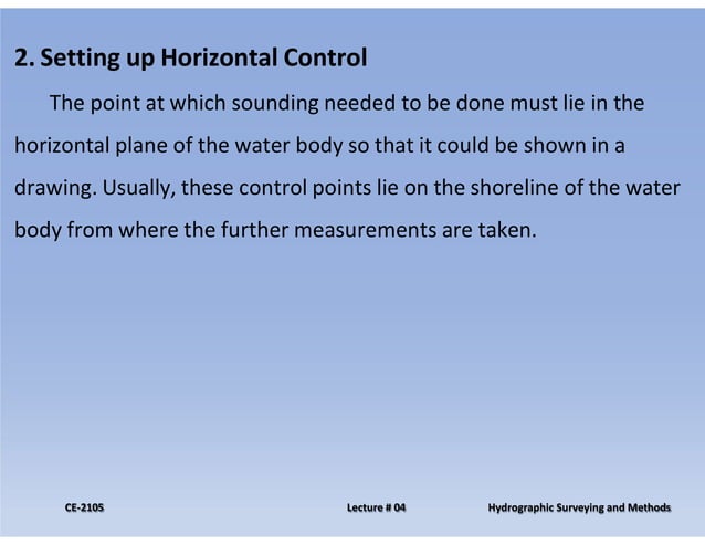 4- Hydrographic Surveying.pdf | Geology | Science