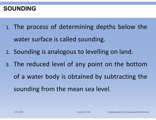 4- Hydrographic Surveying.pdf | Geology | Science