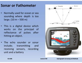 4- Hydrographic Surveying.pdf | Geology | Science