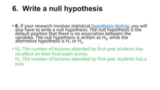 hypothesis | PPT