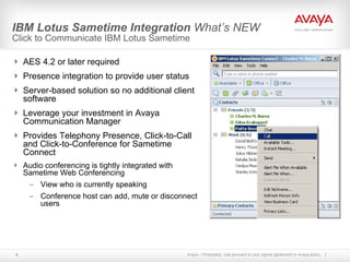 Sametime e Avaya | PPT