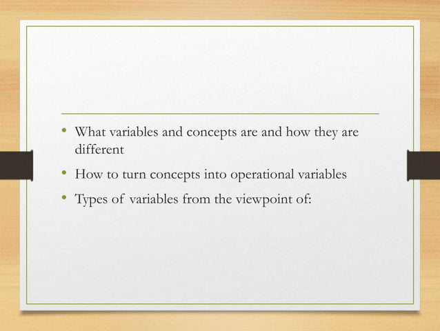 identifying variables | PPT