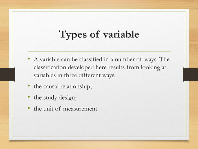 identifying variables | PPT