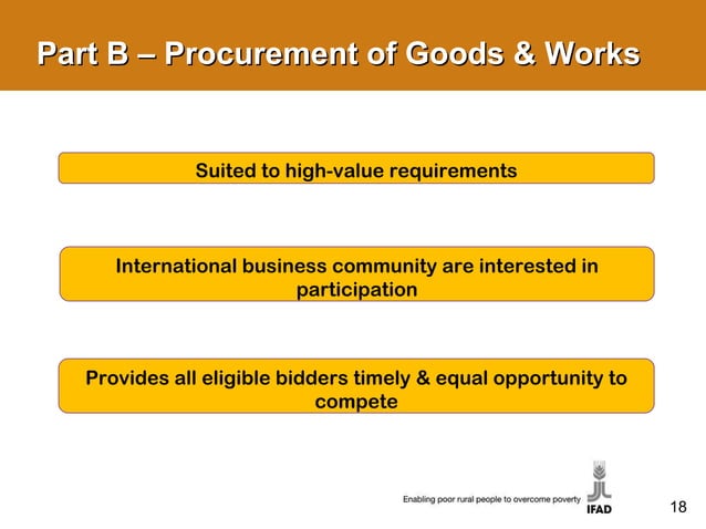 IFAD's Procurement Guidelines | PPT