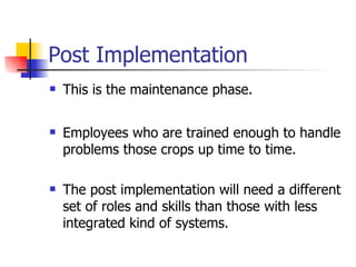 Implementation life cycle | PPT