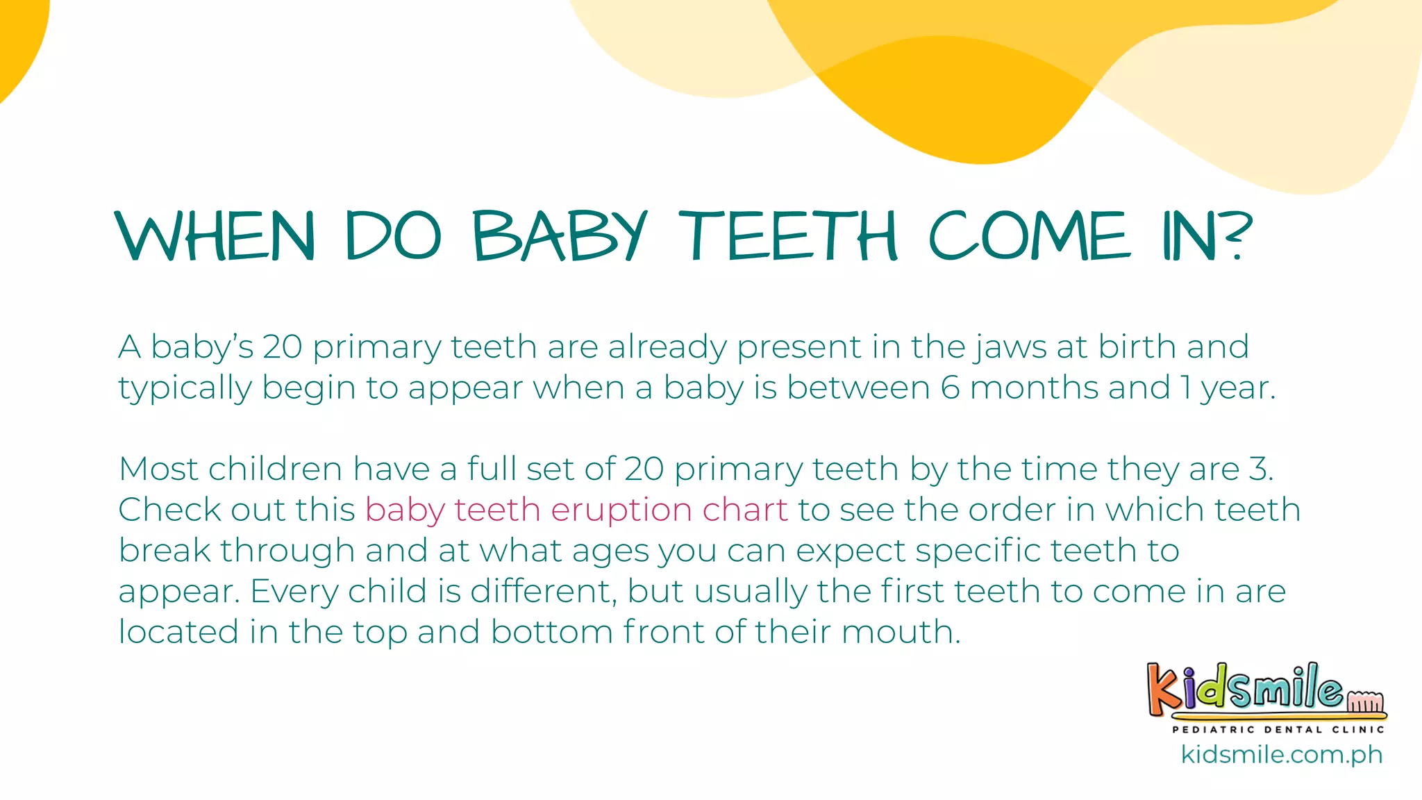 Importance of Baby Teeth | PDF