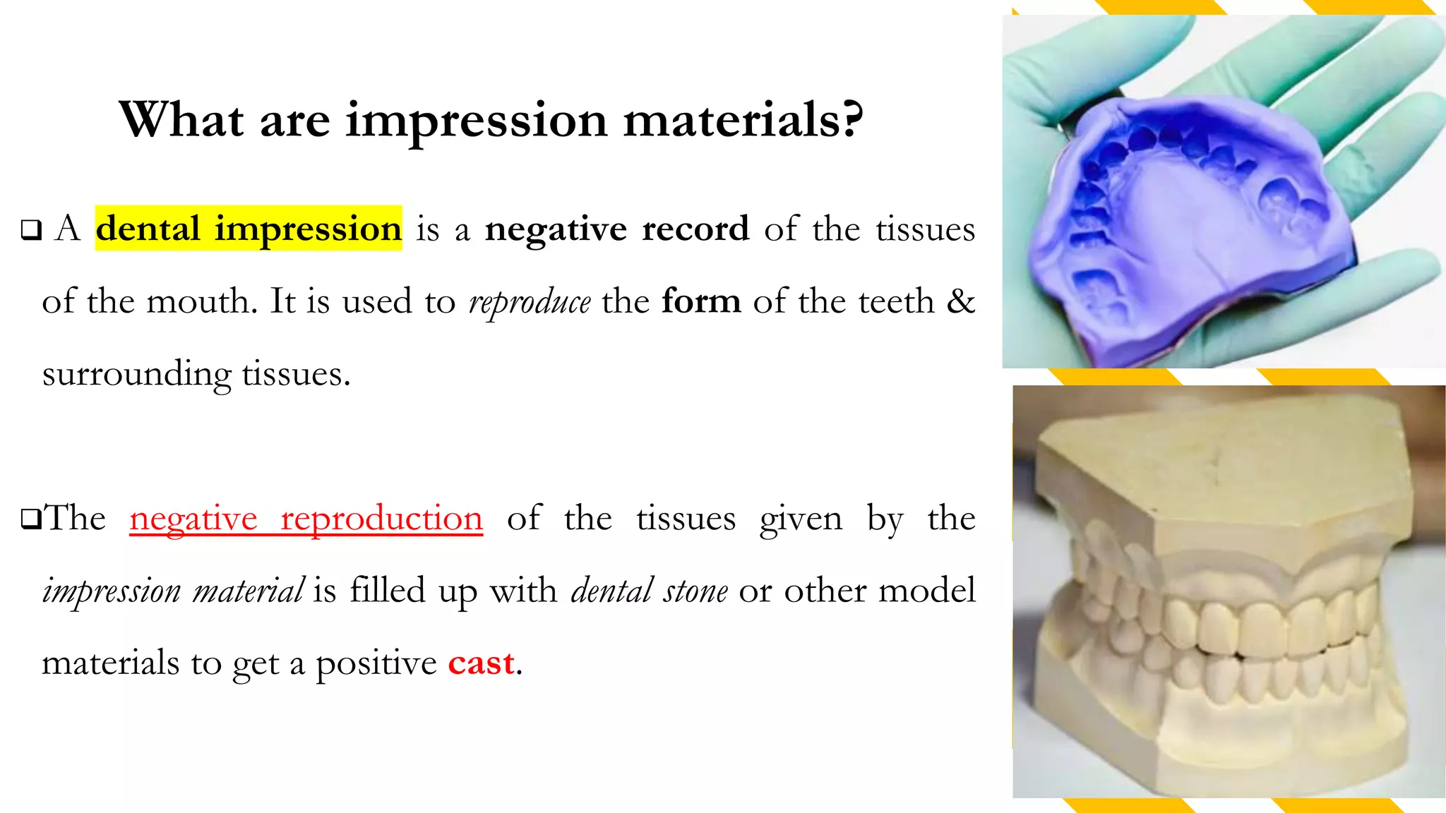 Impression materials | PPT