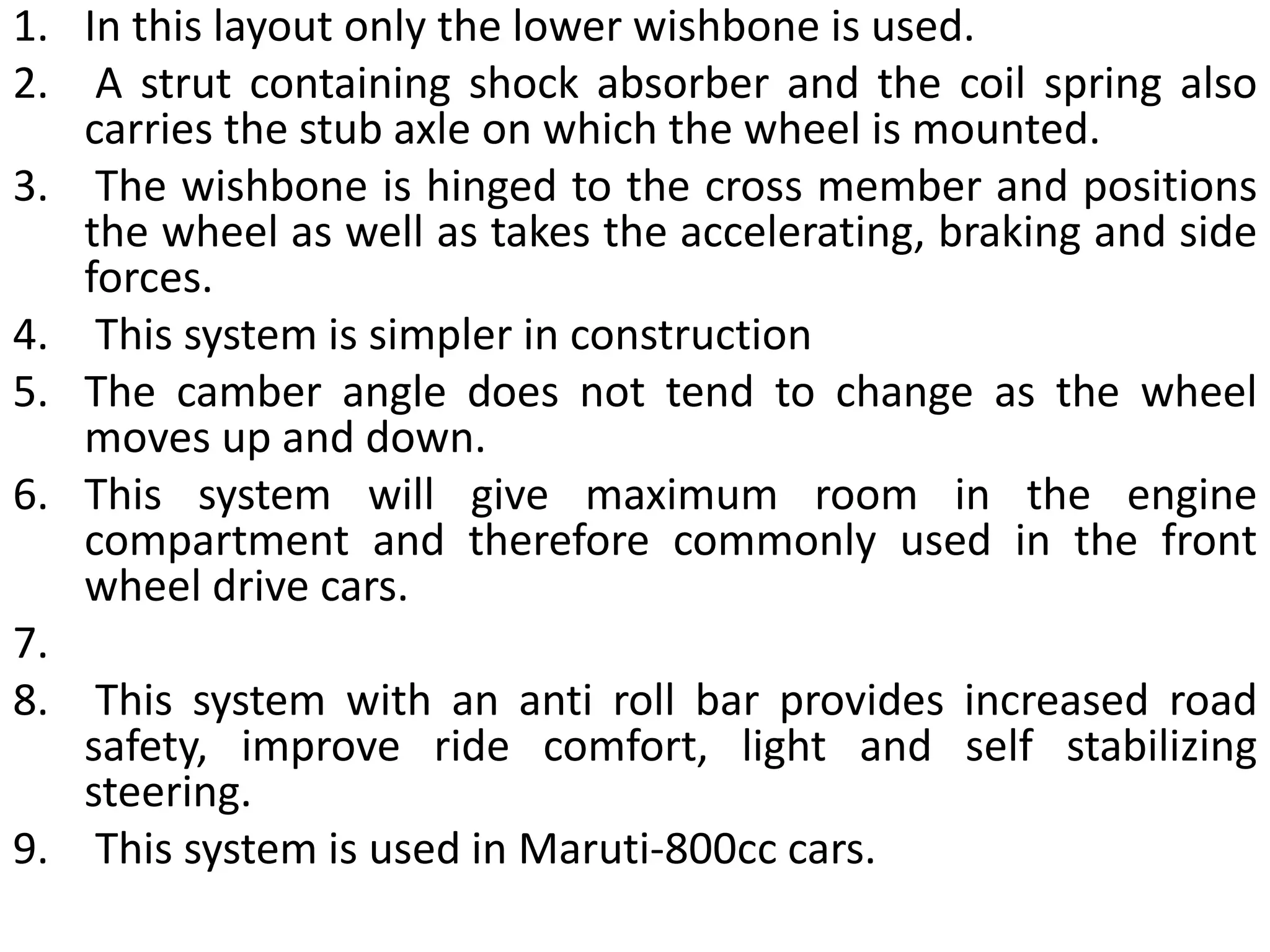 4 independed suspension system | PPTX