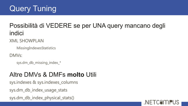 Indici - Come, Quando, Perchè | PPTX | Databases | Computer Software ...