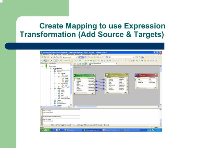 4 informatica transformation types sq and exp | PDF | Databases | Computer Software and Applications