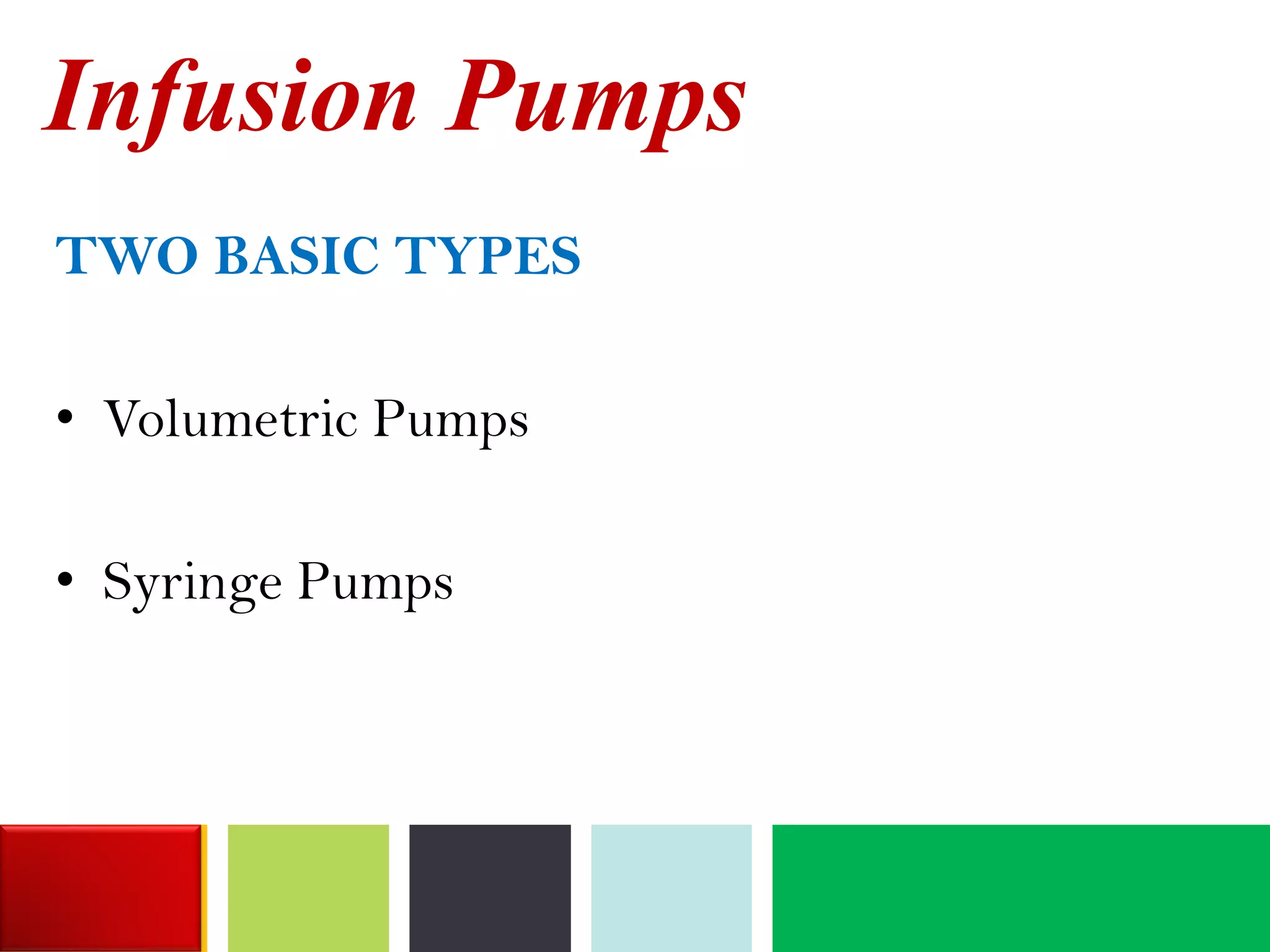 4 infusion pumps medical equipment | PPT