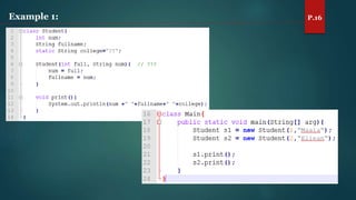 4- Inheritance, Aggregation, Encapsulation and Overloading | PPTX