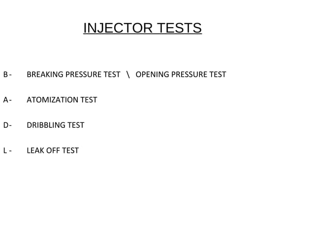 injector in diesel engine | PPT