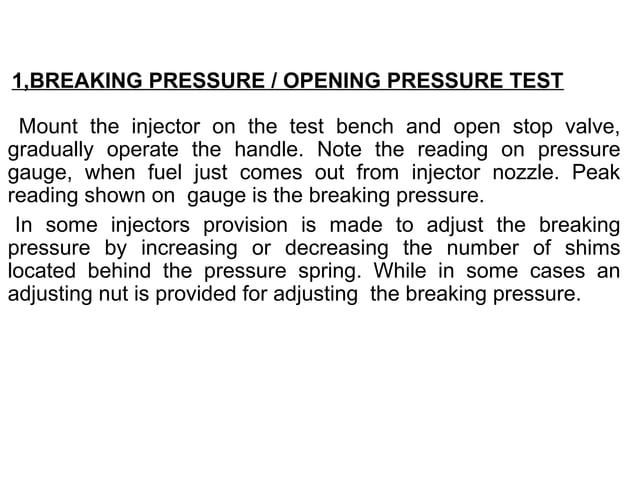 injector in diesel engine | PPT