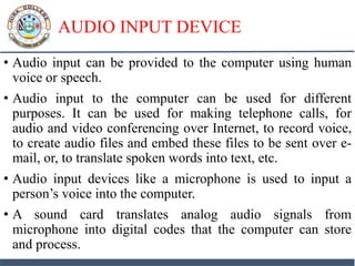 4 input and output devices | PDF