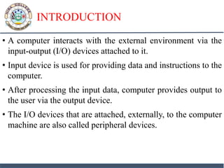 4 input and output devices | PDF