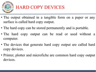 4 input and output devices | PDF