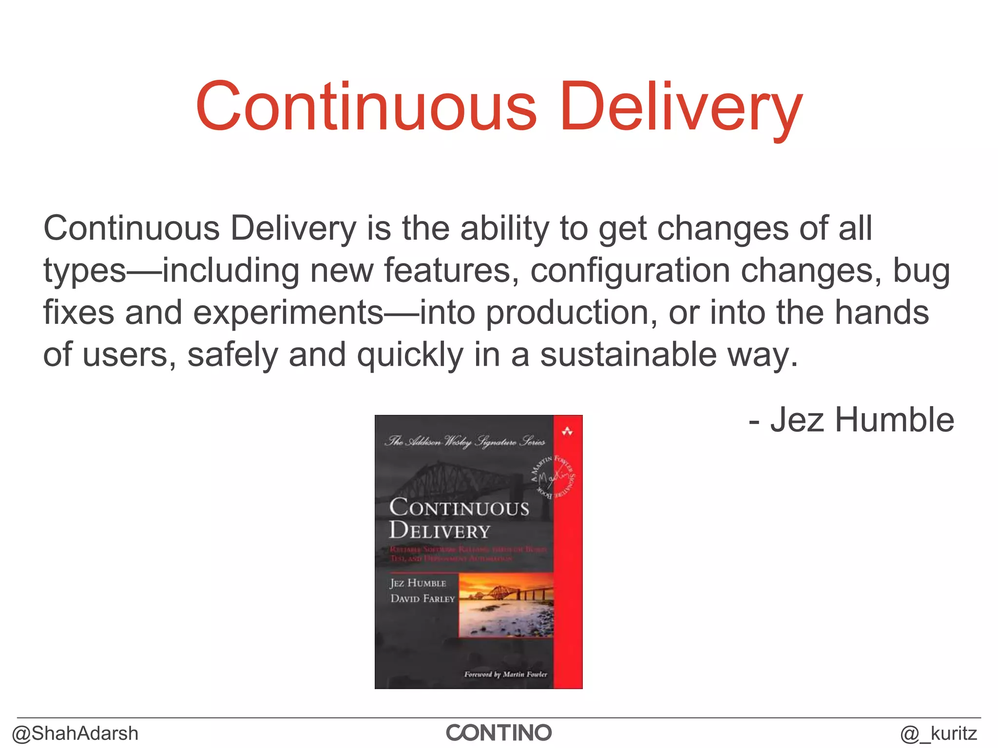 Integrating Infrastructure As Code Into A Continuous Delivery Pipeline Ppt