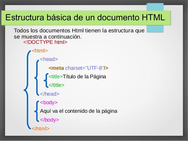 Introducion a HTML5