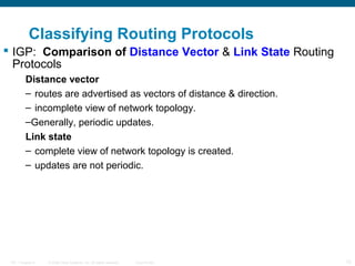 4 introduction to dynamic routing & dv vs ls | PPT