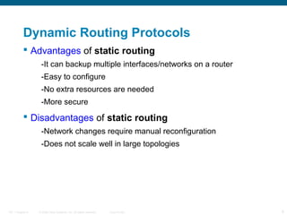 4 introduction to dynamic routing & dv vs ls | PPT