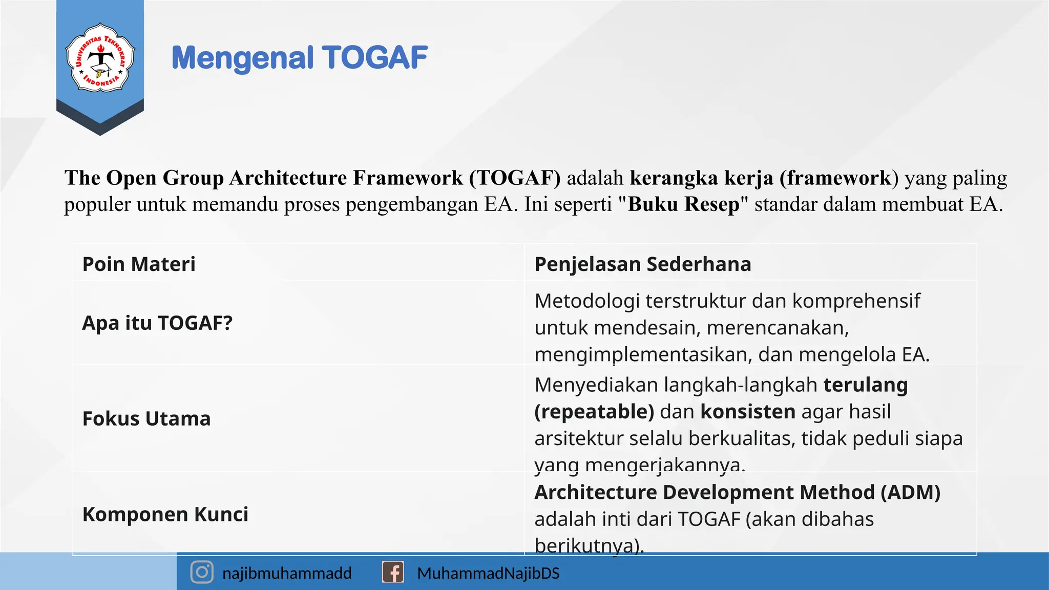 4 - Introduction to Enterprise Architecture & TOGAF ADM.pptx