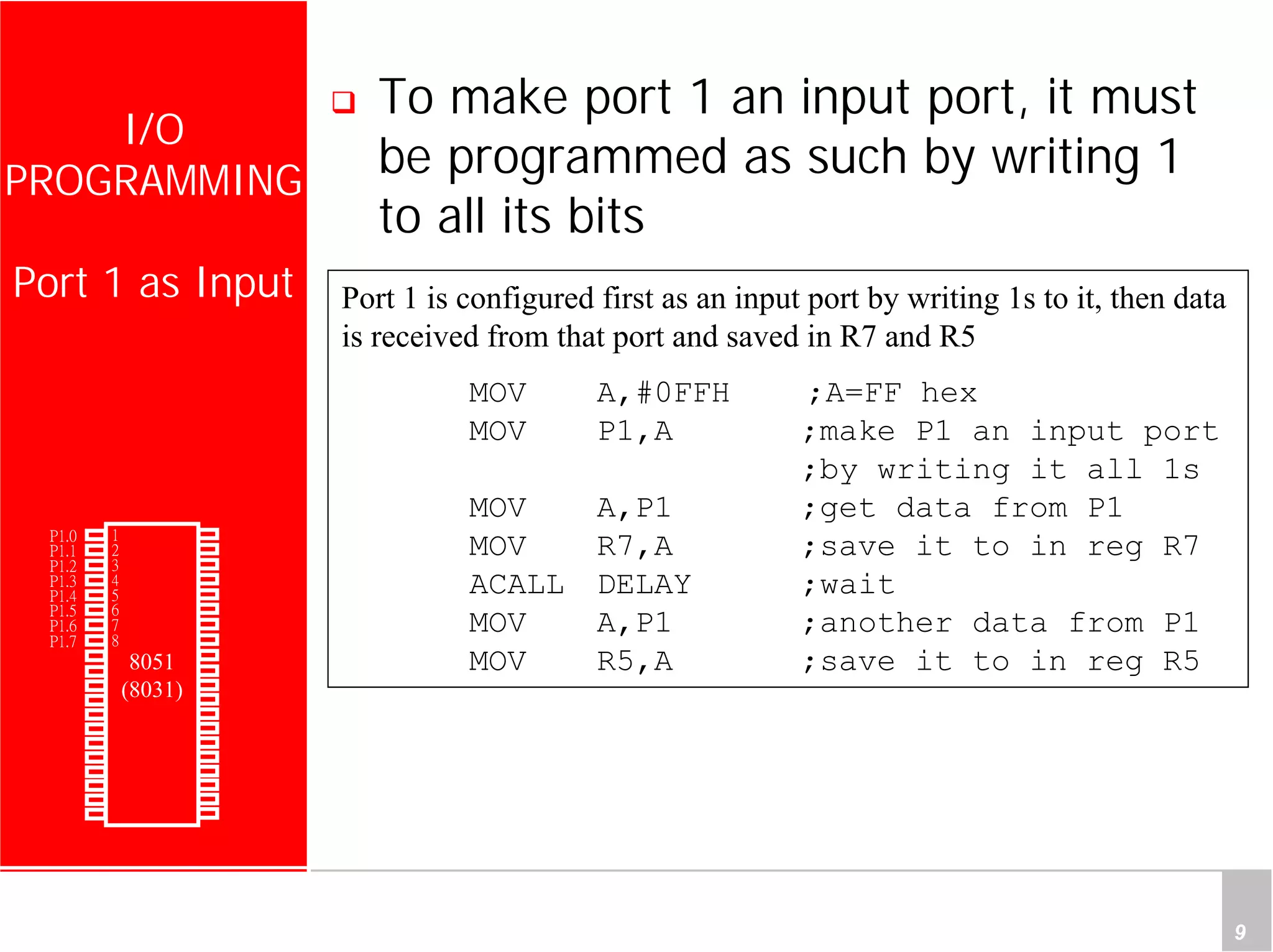 4 io port-programming | PPT