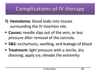4 iv therapy 2021 | PDF | First Aid | Injuries
