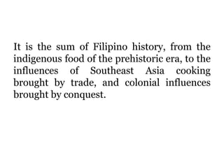 Chef Jam Melchor - Filipino Cuisine: From National Dish to Regional ...