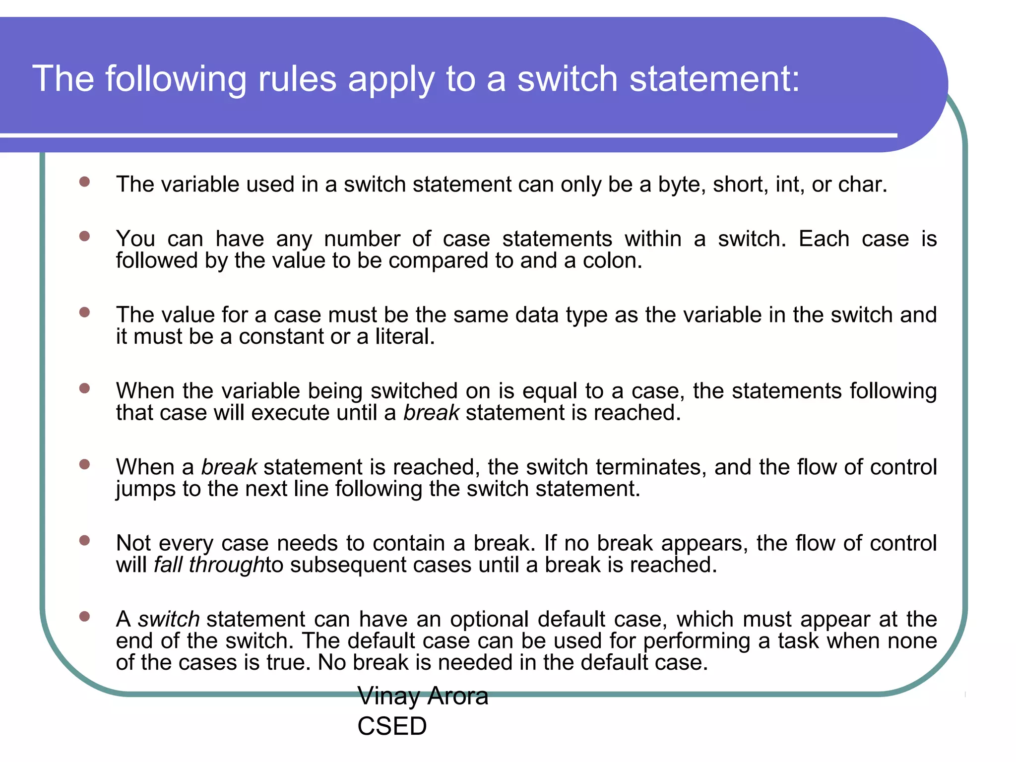 4 java - decision | PPT