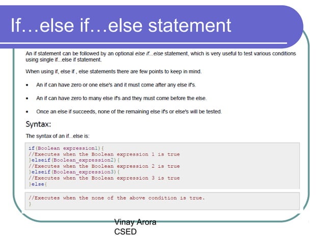 4 java - decision | PPT