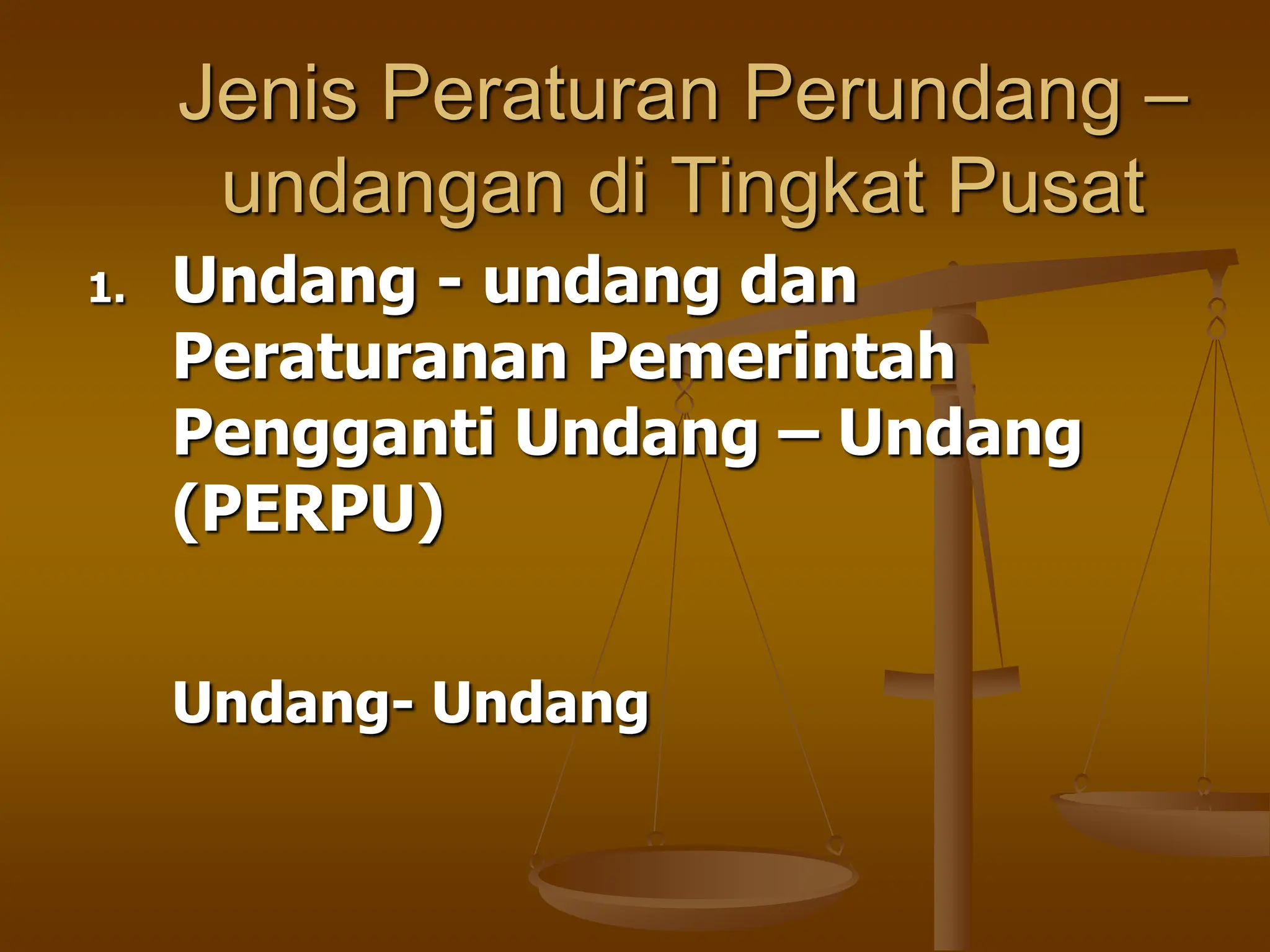 Materi jenis - jenis peraturan perundanga-undangan di Indonesia.ppt