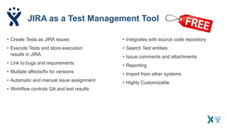 Jira as a Test Management Tool | PPTX