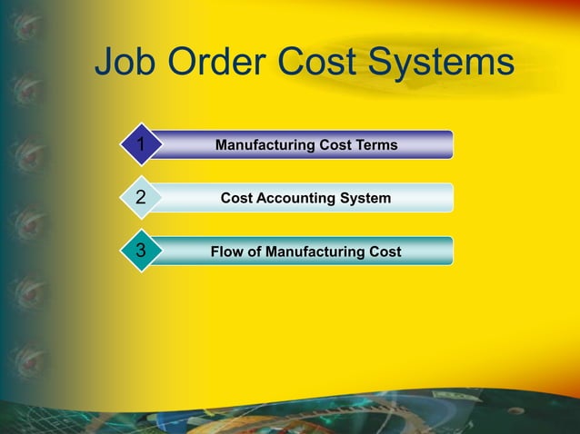 4. job order cost systems | PPT