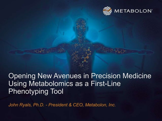 John Ryals- Impacto de las ciencias ómicas en la medicina, nutrición y ...