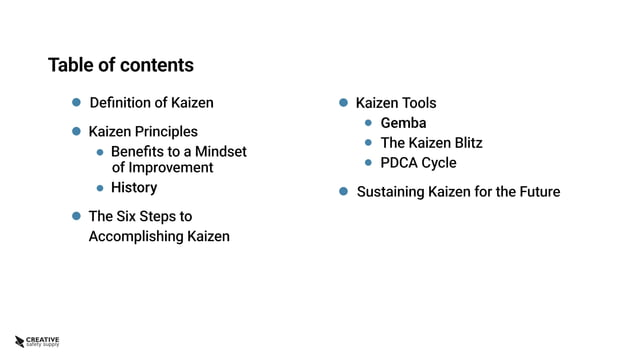 4 - Kaizen-Powerpoint ,Introduction to Kaizen What is Kaizen? | PPTX