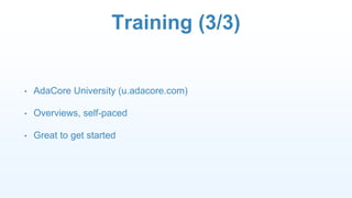 Tech Days 2015: Expanding Ada Know-How | PPTX | Programming Languages ...