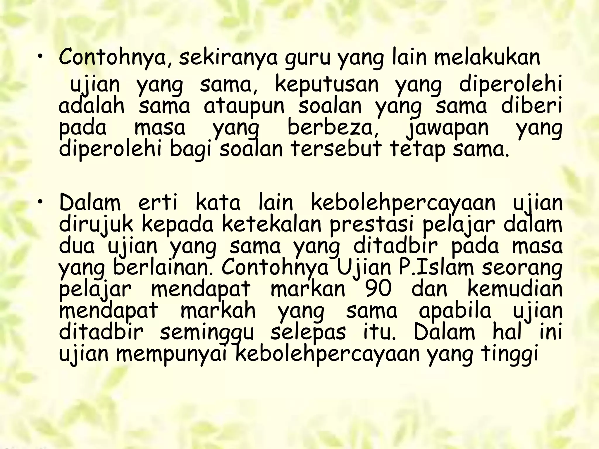 KEBOLEHPERCAYAAN ALAT UKURAN | PPTX