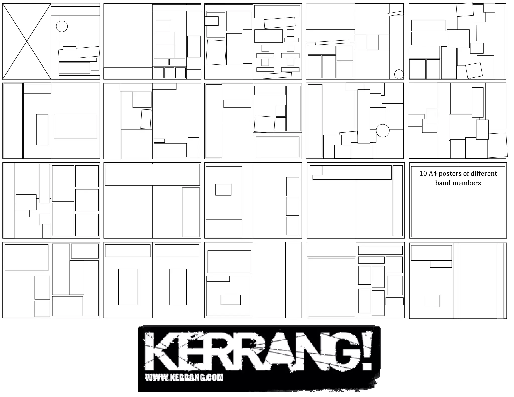 4. Kerrang! Flat Plan of Whole Magazine | DOCX
