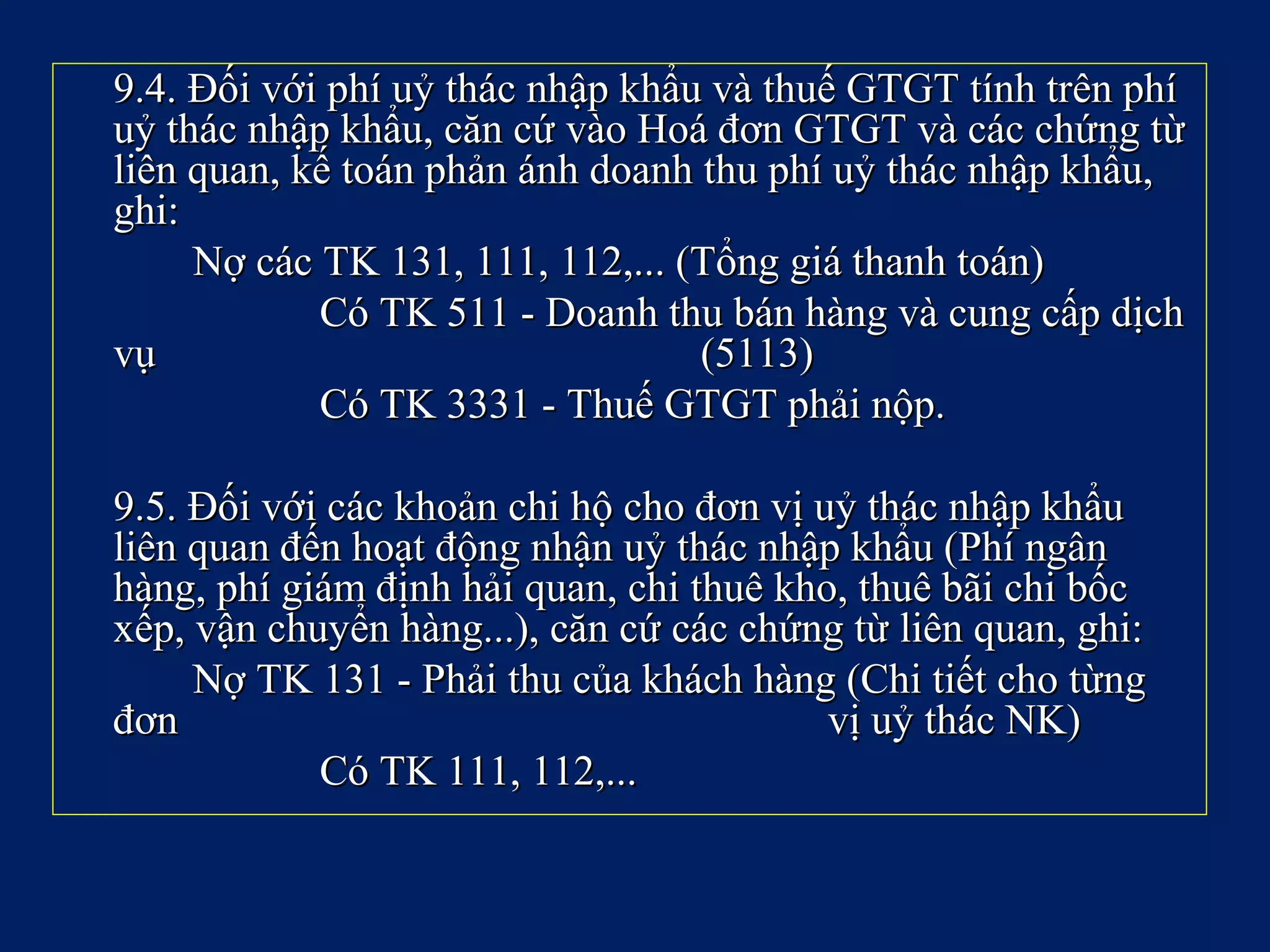 4. ke toan cac khoan phai thu | PPT
