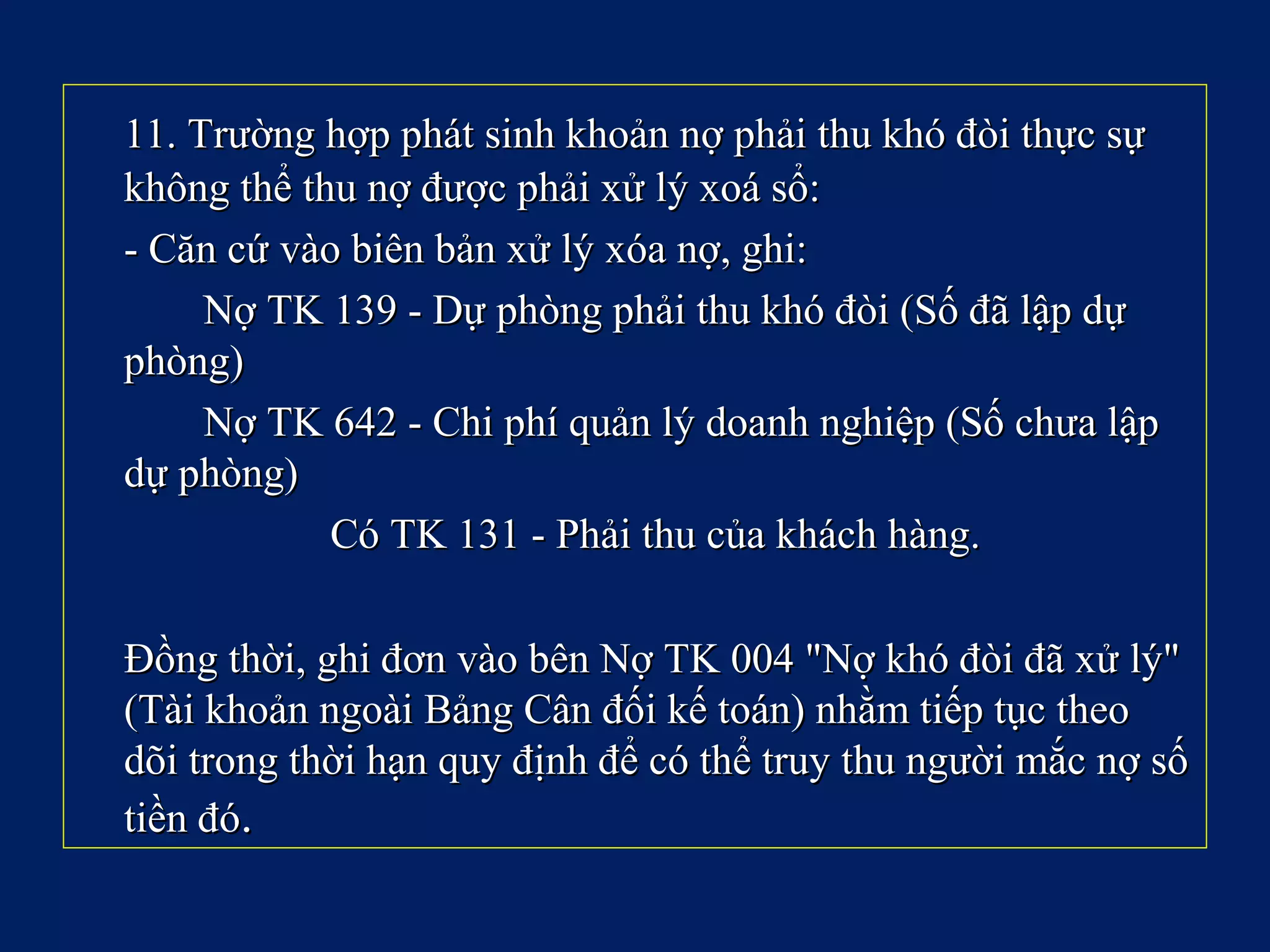 4. ke toan cac khoan phai thu | PPT