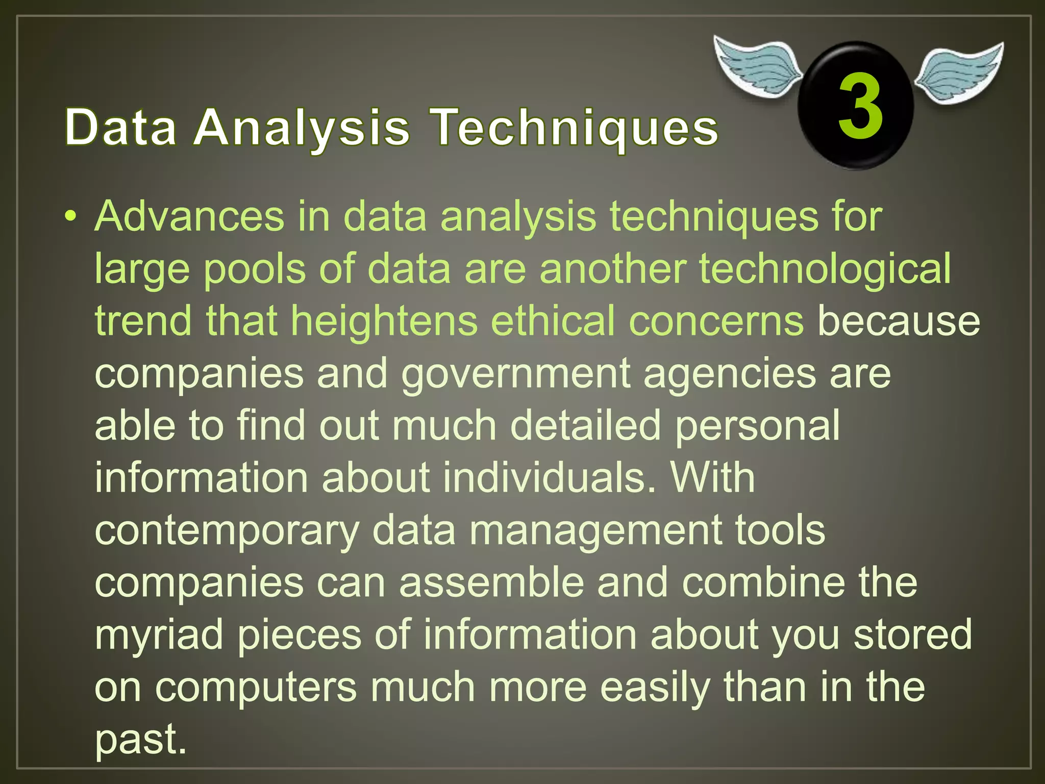 4 key technological trends that raise ethical issues | PPTX