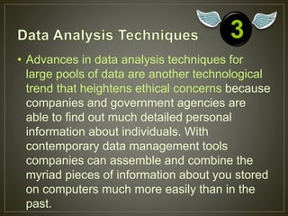 4 key technological trends that raise ethical issues | PPTX