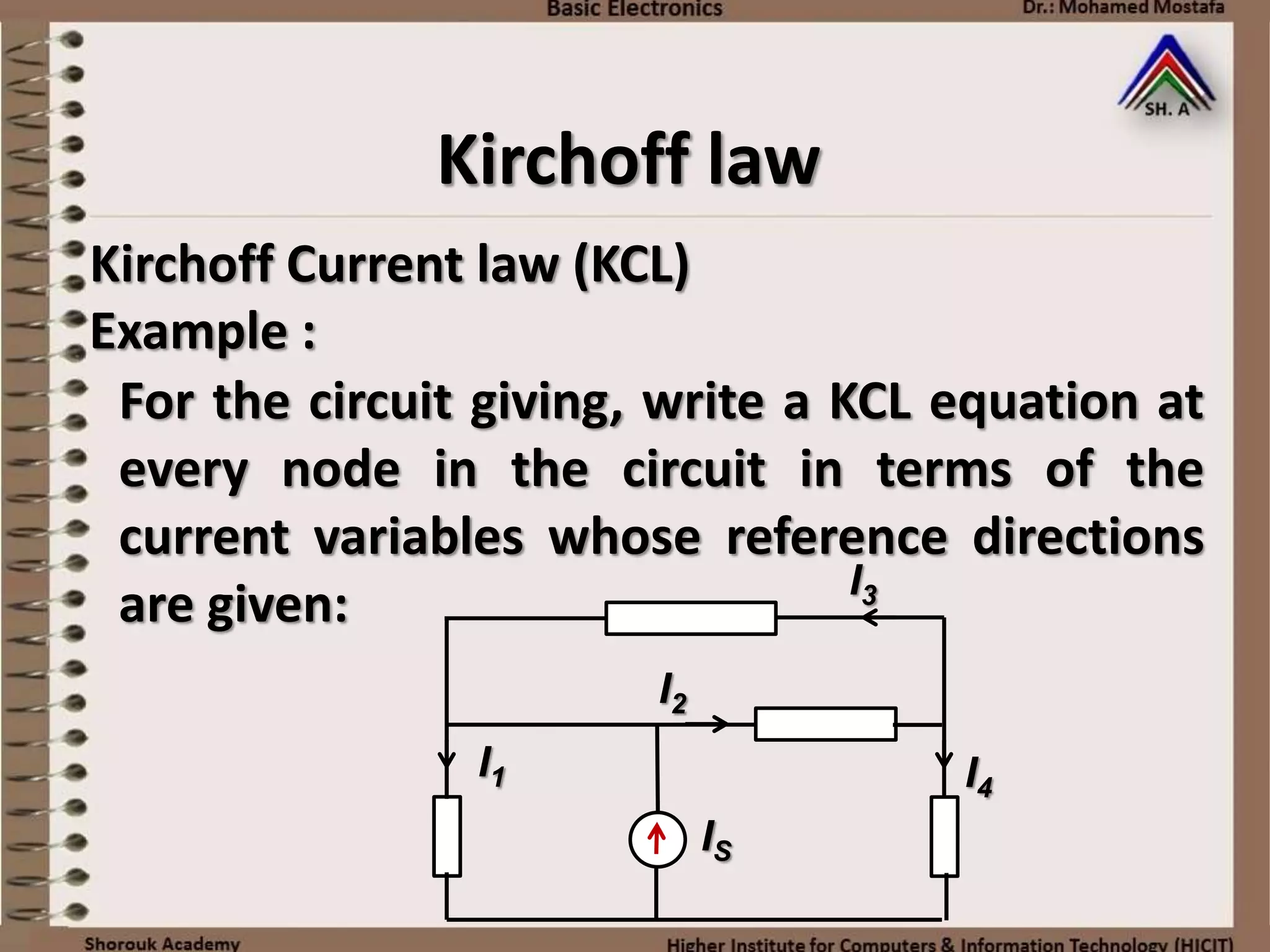 4 kirchoff law | PPTX