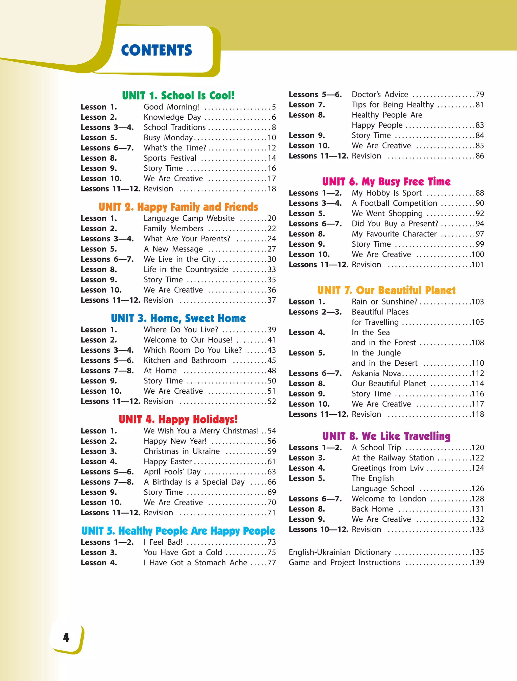 English Start up! 4grade | PDF