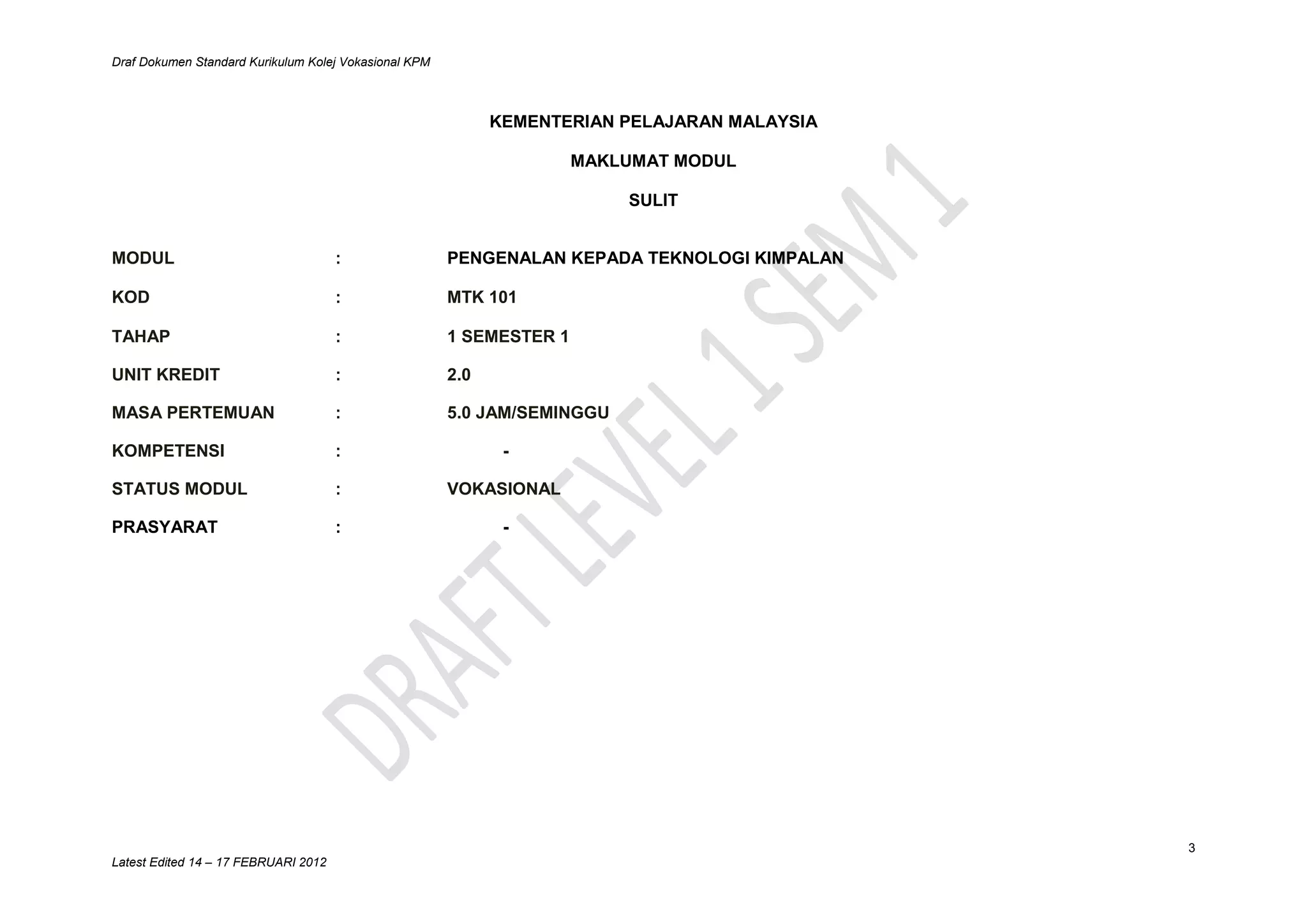 KSKV Teknologi Kimpalan SEM1 -4 | PDF